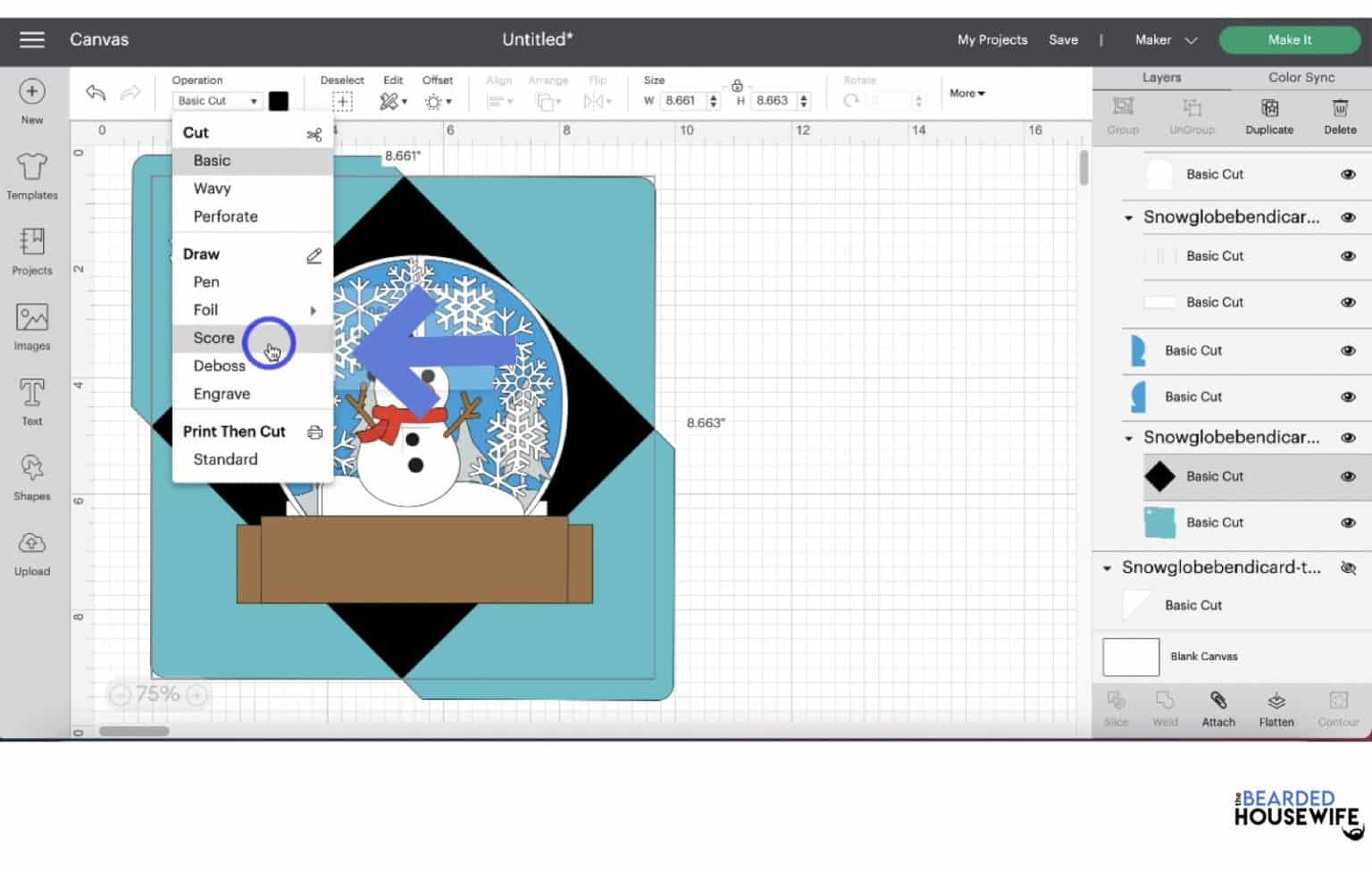 How to Make Bendi Cards for Christmas - The Bearded Housewife