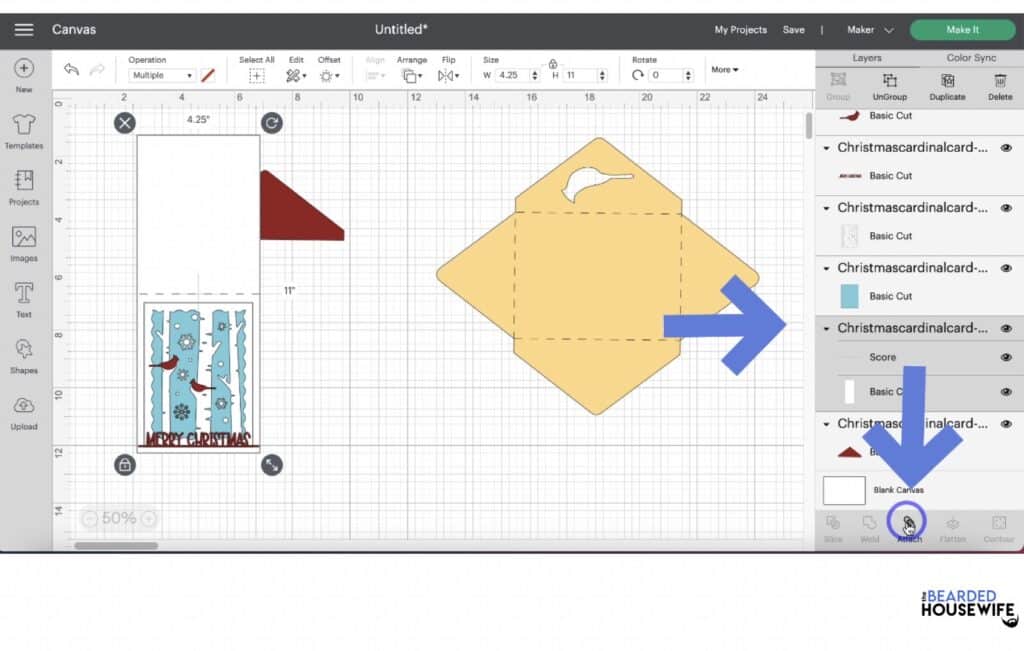 How to Make Christmas Cardinal Cards - The Bearded Housewife