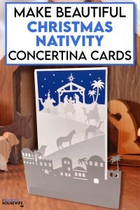 How to Make a Christmas Concertina Card - The Bearded Housewife