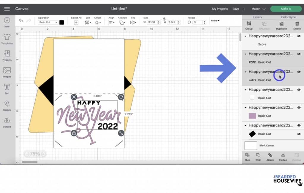 How to Make New Years Insert Cards (Updated Version) - The Bearded ...