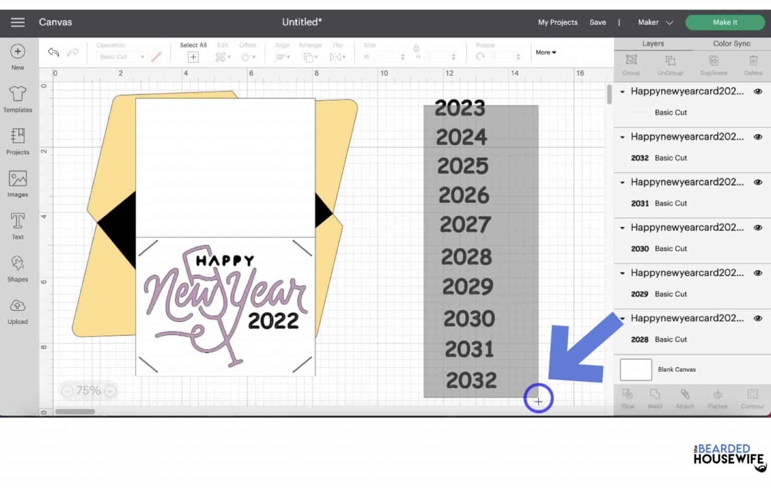 How to Make New Years Insert Cards (Updated Version) - The Bearded ...