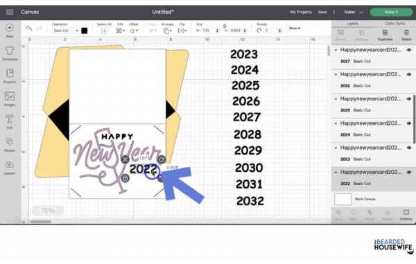 How to Make New Years Insert Cards (Updated Version) - The Bearded ...
