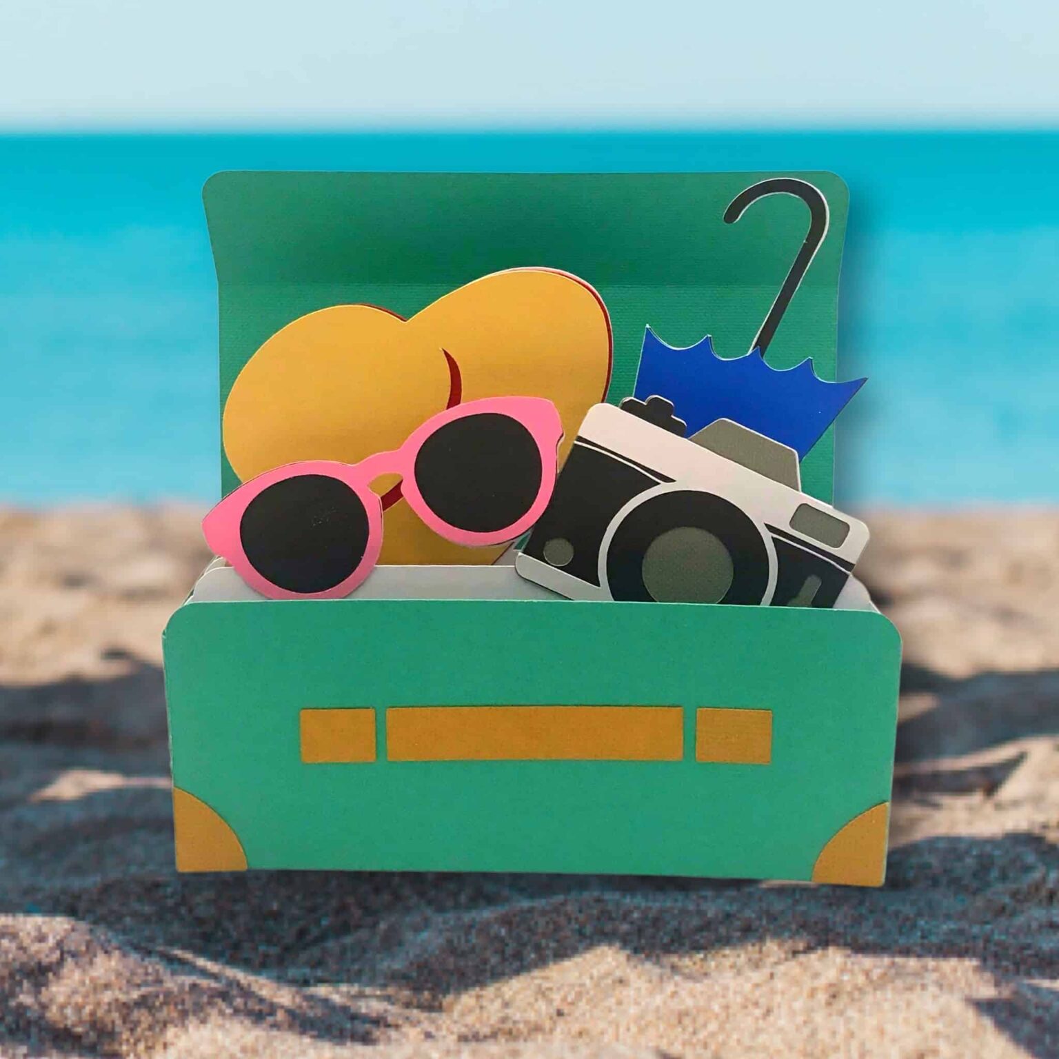 How to Make Suitcase Box Cards - The Bearded Housewife