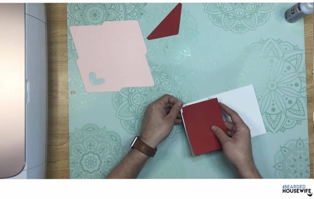 How to Make a Heart Cutout Insert Card - The Bearded Housewife