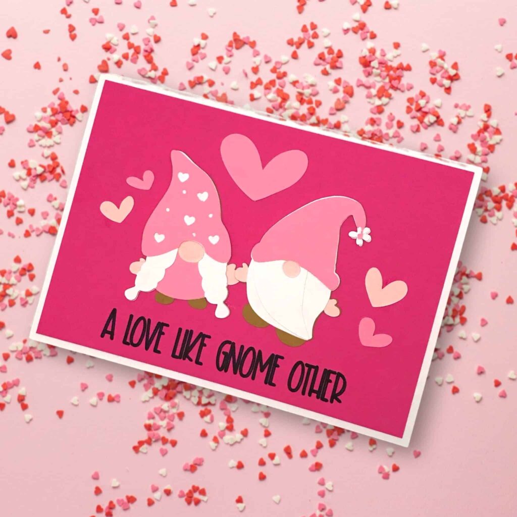 How to Make a Gnome Card for Valentine's Day - The Bearded Housewife