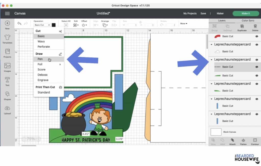 How to Make a St. Patrick's Day Stepper Card - The Bearded Housewife