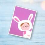 How to Make Cute Easter Portrait Cards - The Bearded Housewife