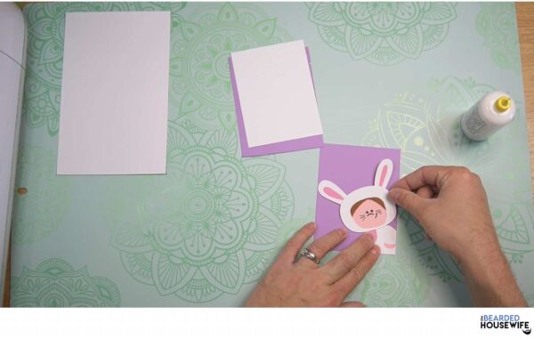 How to Make Cute Easter Portrait Cards - The Bearded Housewife