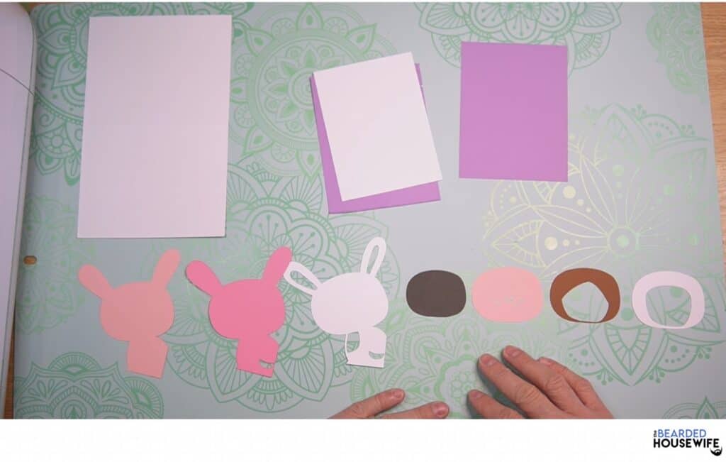 How to Make Cute Easter Portrait Cards - The Bearded Housewife