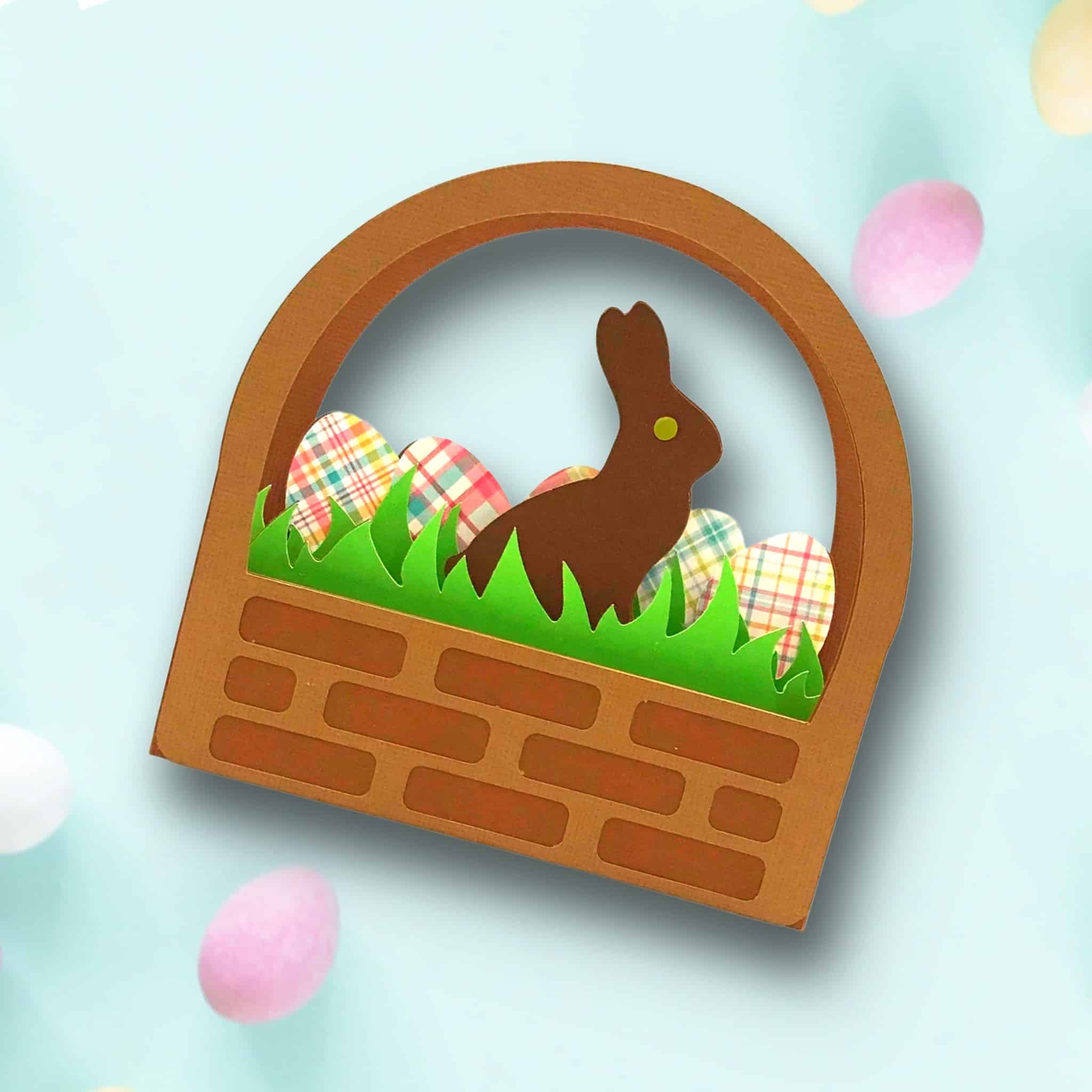 118. Easter Basket Box Card - The Bearded Housewife