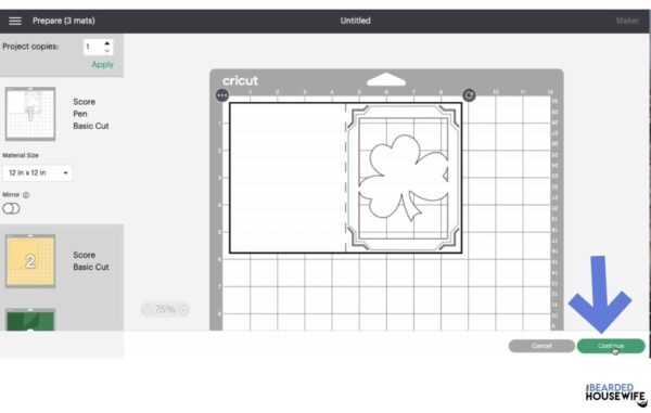 How to Make Shamrock Cutout Insert Cards - The Bearded Housewife