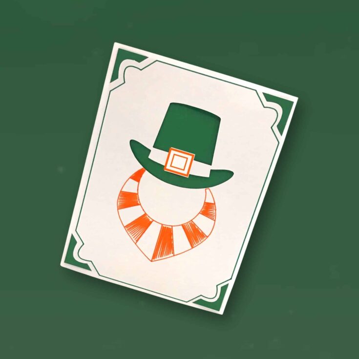 How to Make Leprechaun Beard Insert Cards - The Bearded Housewife