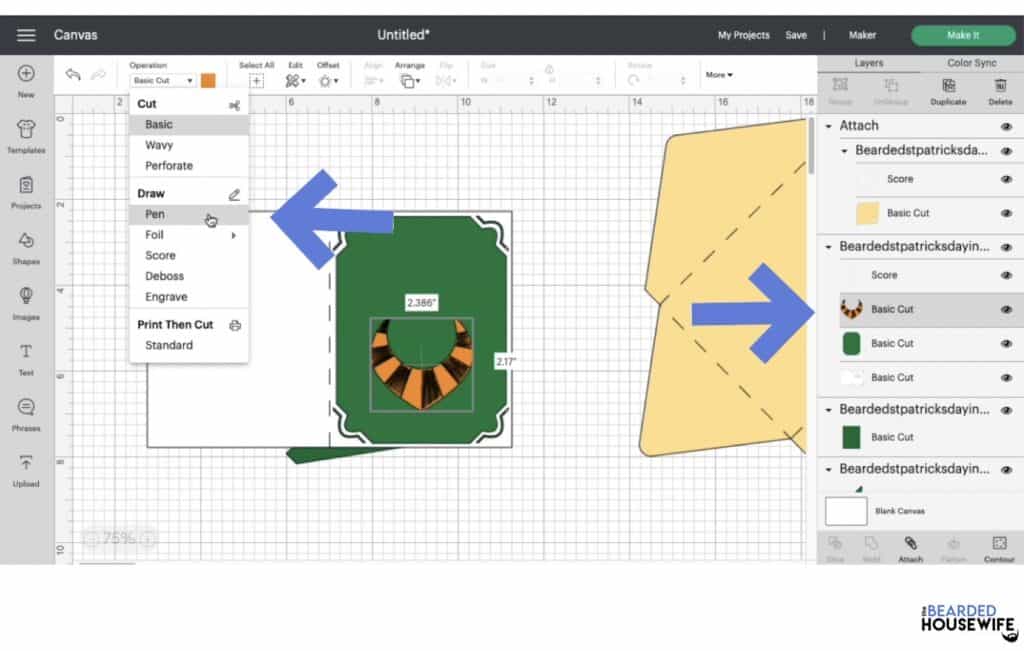How to Make Leprechaun Beard Insert Cards - The Bearded Housewife