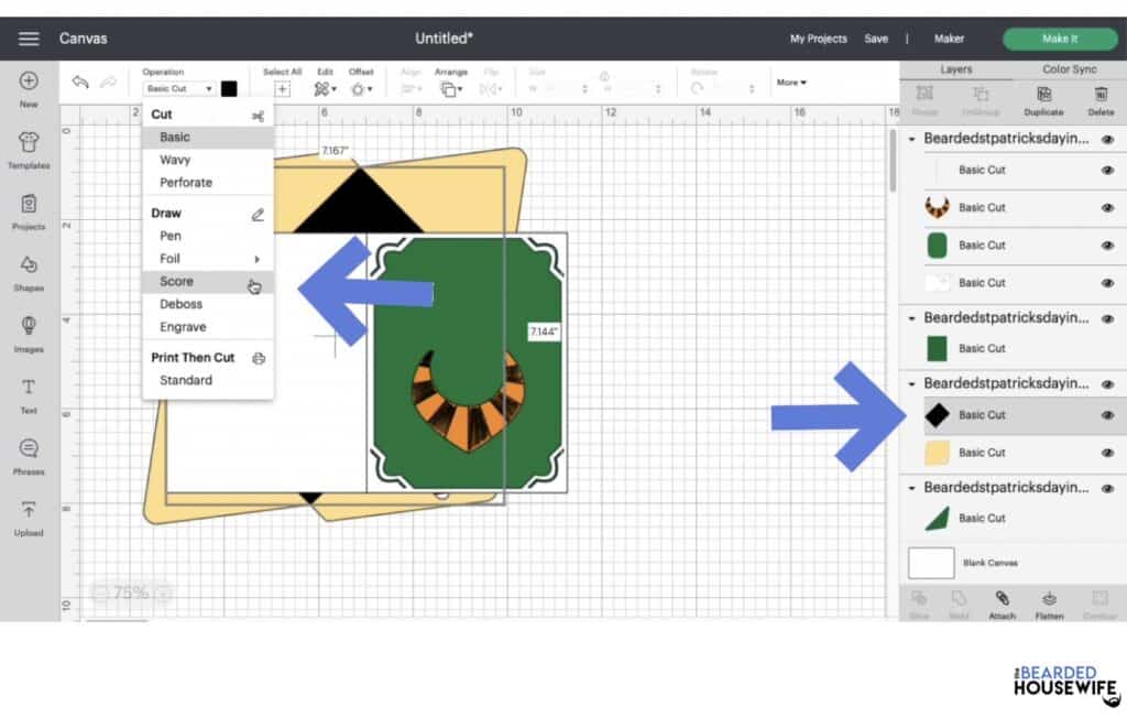 How to Make Leprechaun Beard Insert Cards - The Bearded Housewife