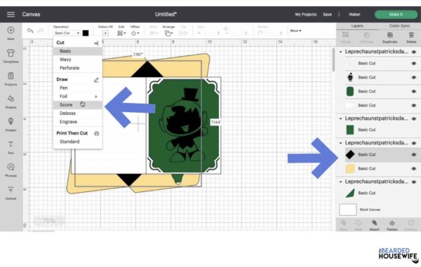 How to Make Leprechaun Insert Cards - The Bearded Housewife
