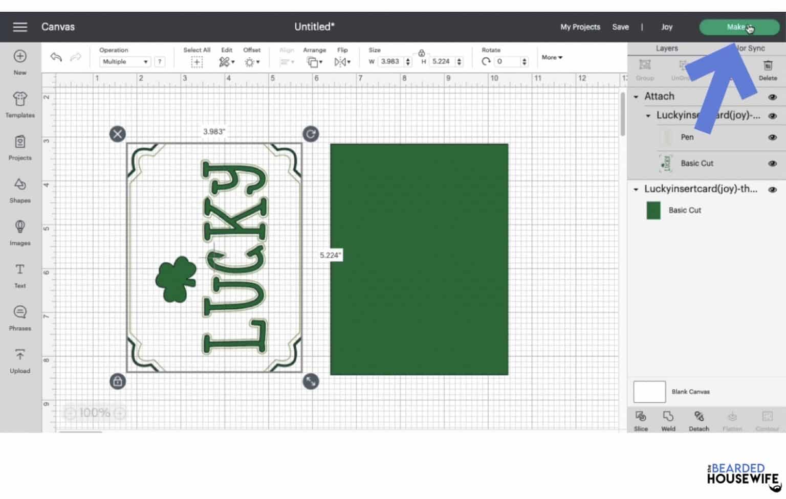 How to Make Lucky Insert Cards - The Bearded Housewife