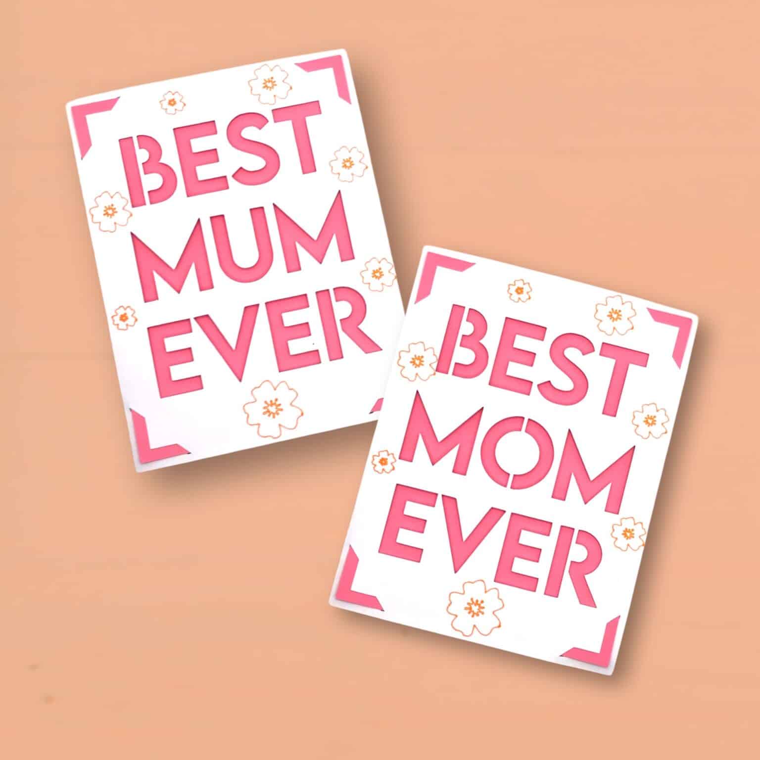 How to Make Best Mom Ever Insert Cards - The Bearded Housewife