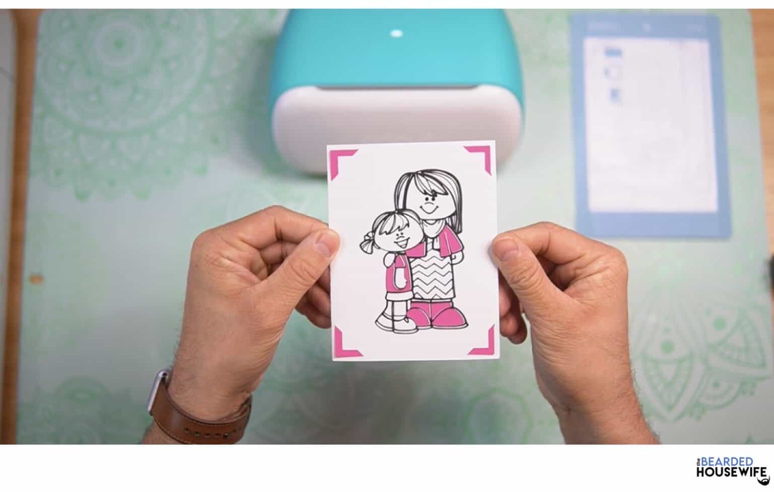 How to Make Cute Mom & Daughter Insert Cards - The Bearded Housewife