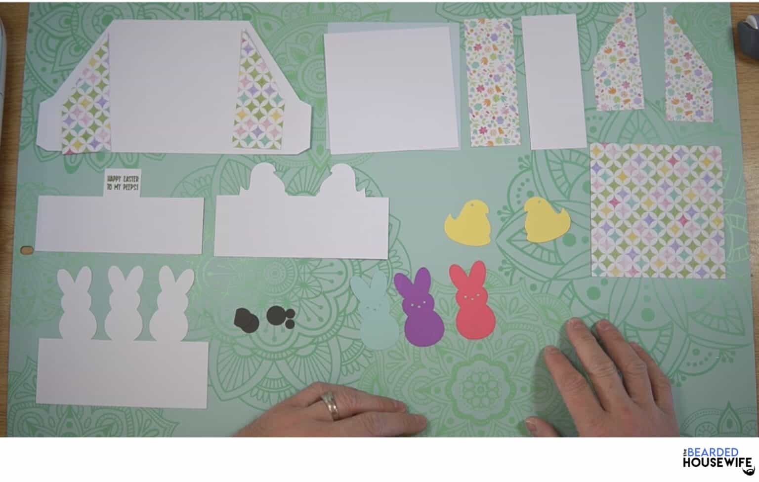 How to Make Fun Easter Peeps Box Cards - The Bearded Housewife