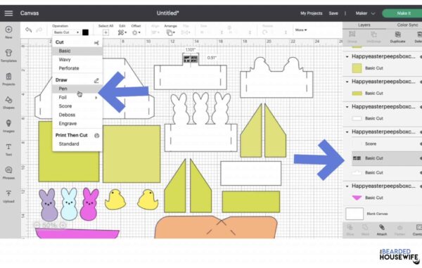 How to Make Fun Easter Peeps Box Cards - The Bearded Housewife