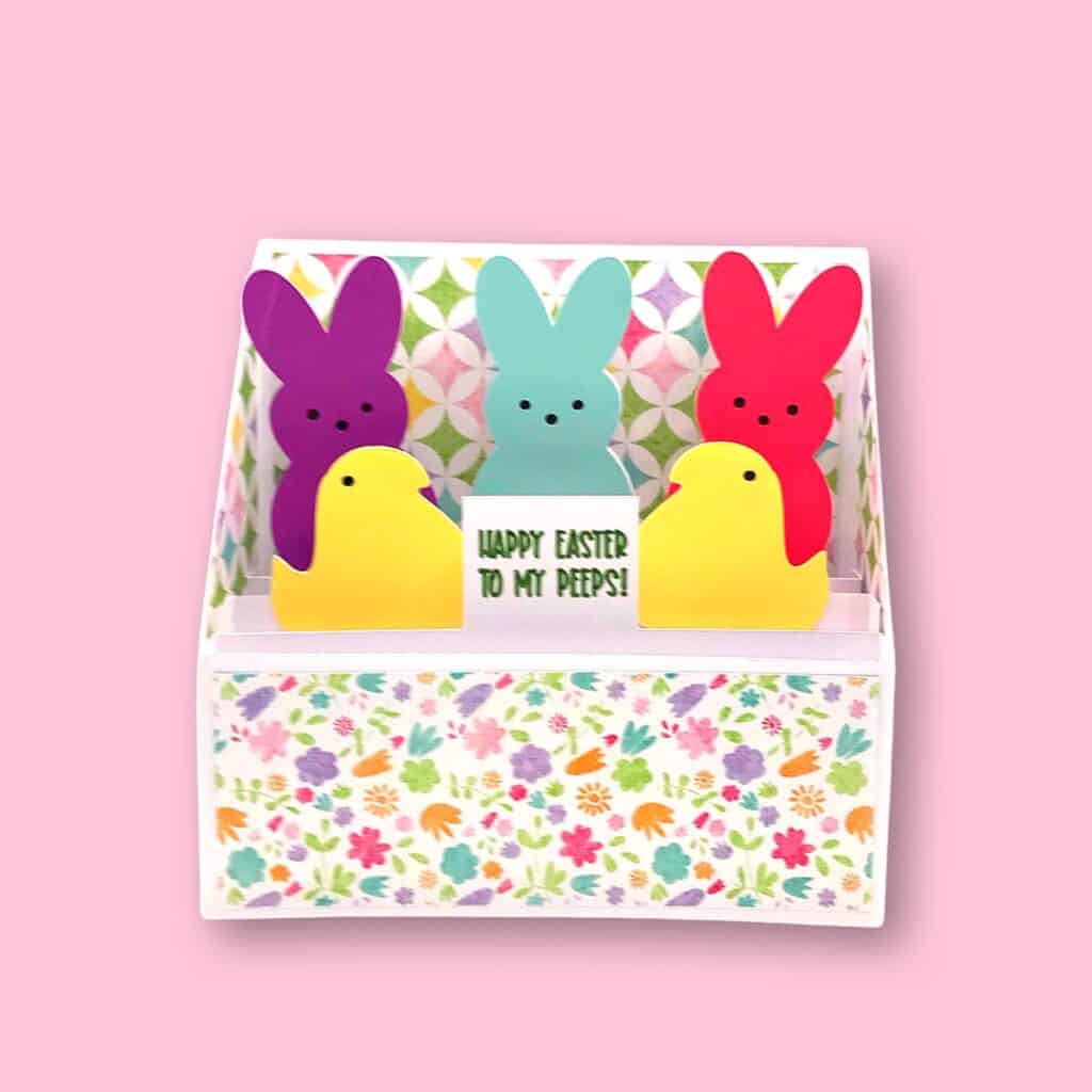 How to Make Fun Easter Peeps Box Cards - The Bearded Housewife