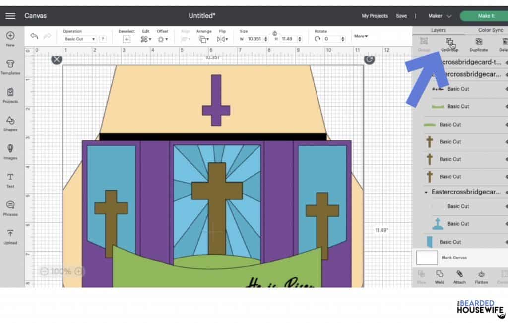 How to Make Easy Easter Cross Bridge Cards - The Bearded Housewife