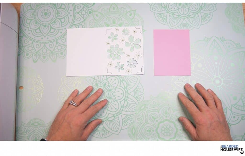 How to Make Flower Cutout Insert Cards - The Bearded Housewife