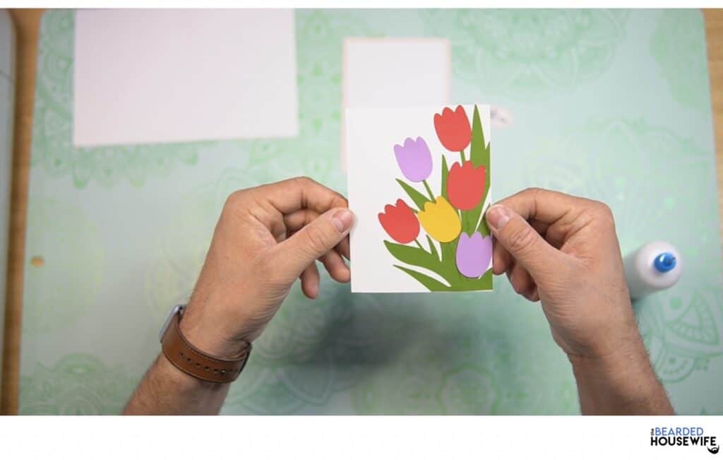 How to Make Tulip Cards for Mother's Day - The Bearded Housewife