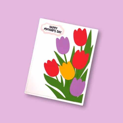 How to Make Tulip Cards for Mother's Day - The Bearded Housewife