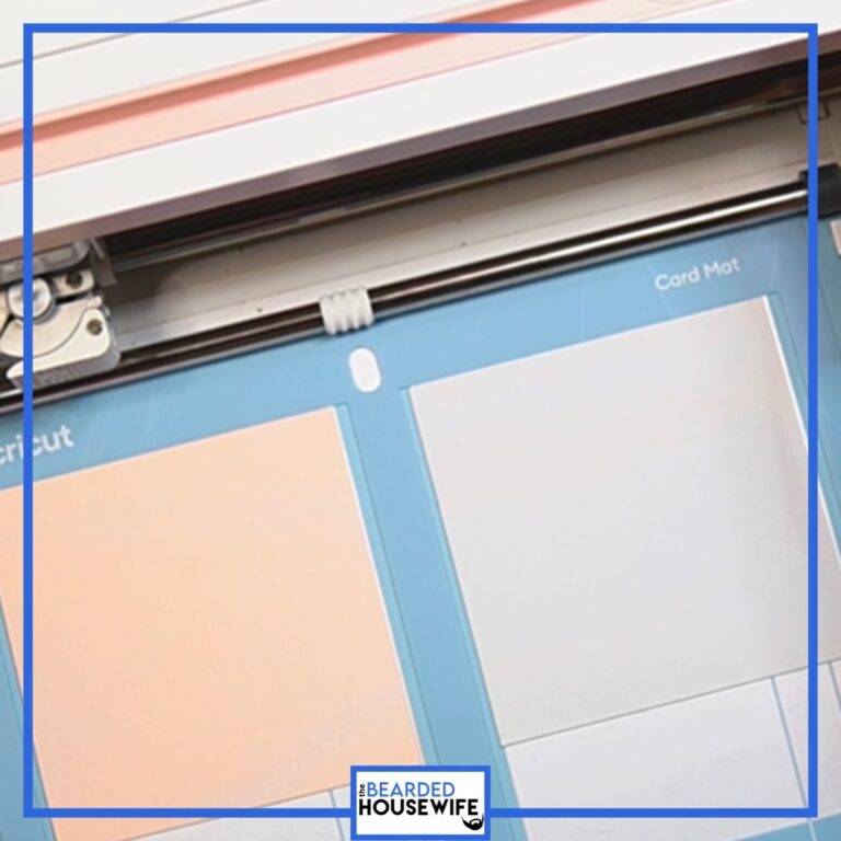 How to Use the Cricut 2x2 Card Mat - The Bearded Housewife