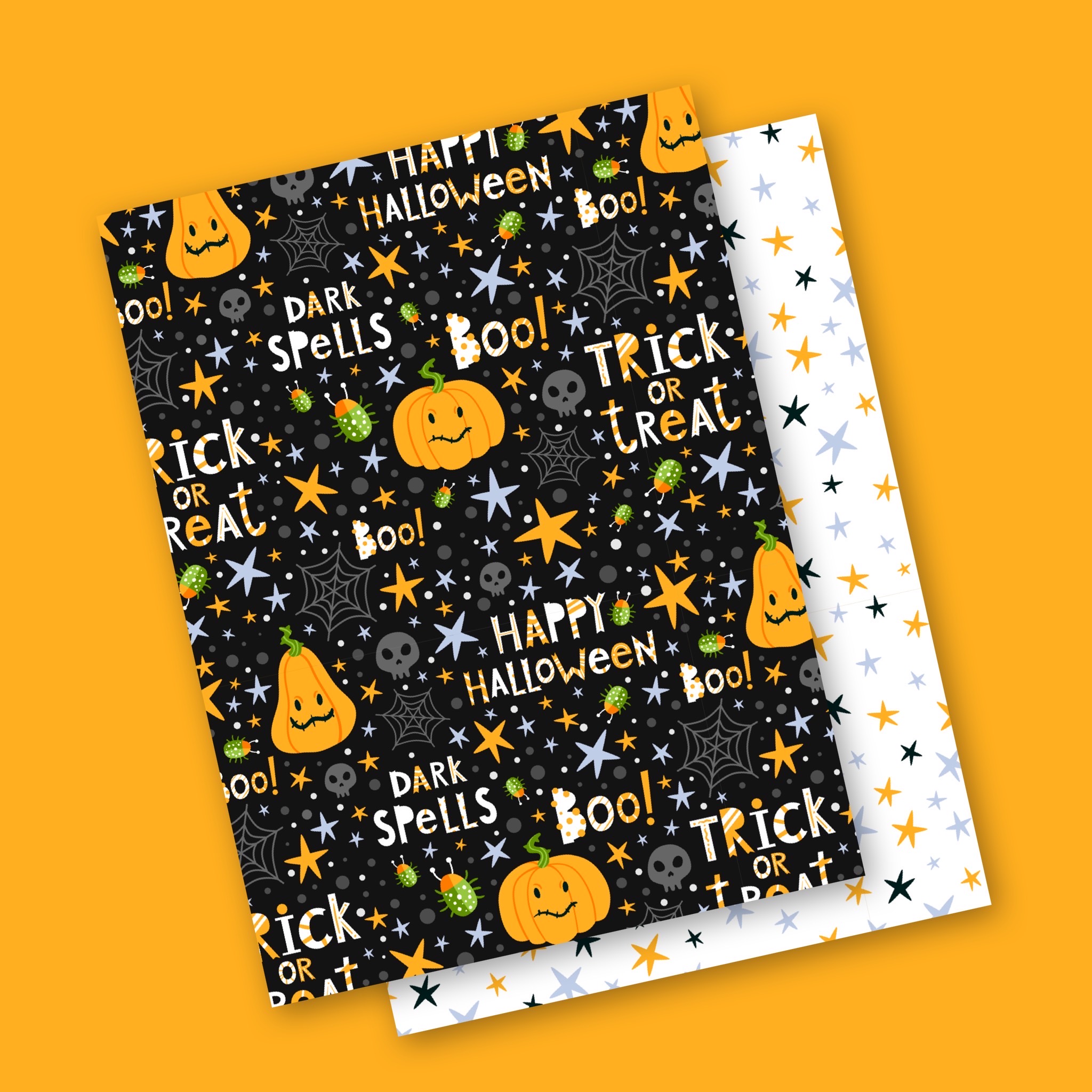 37. Halloween Digital Papers - The Bearded Housewife