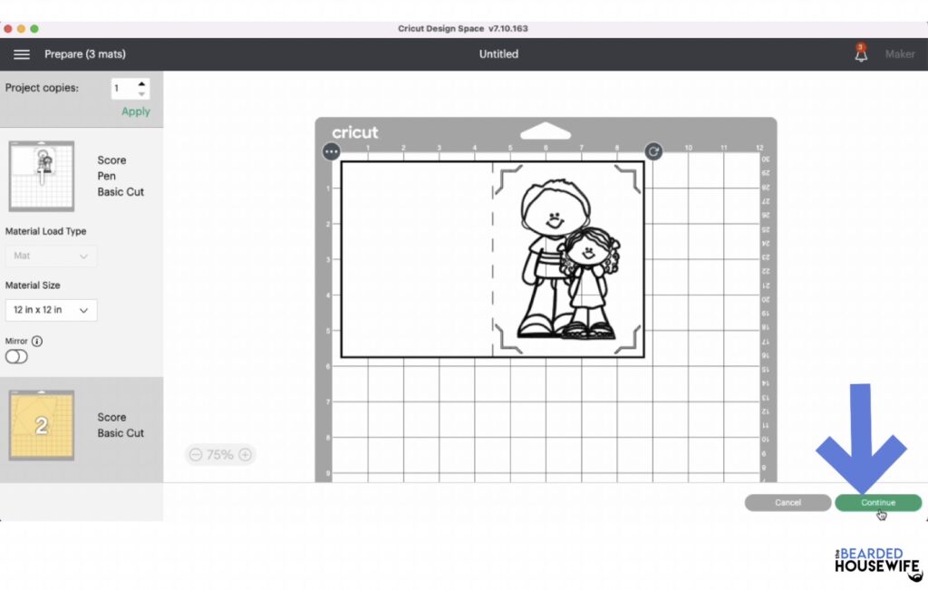 How to Make Dad & Daughter Insert Cards - The Bearded Housewife