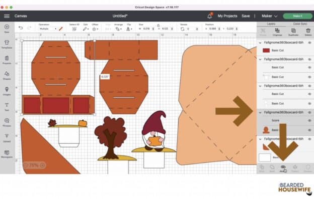 How to Make Fall 360 Box Cards - The Bearded Housewife