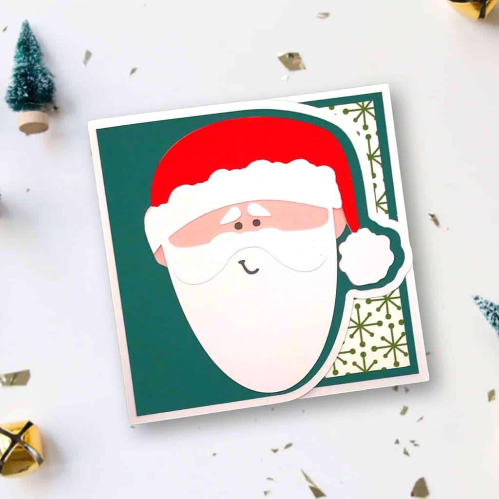 How to Make Santa Side Edge Cards - The Bearded Housewife