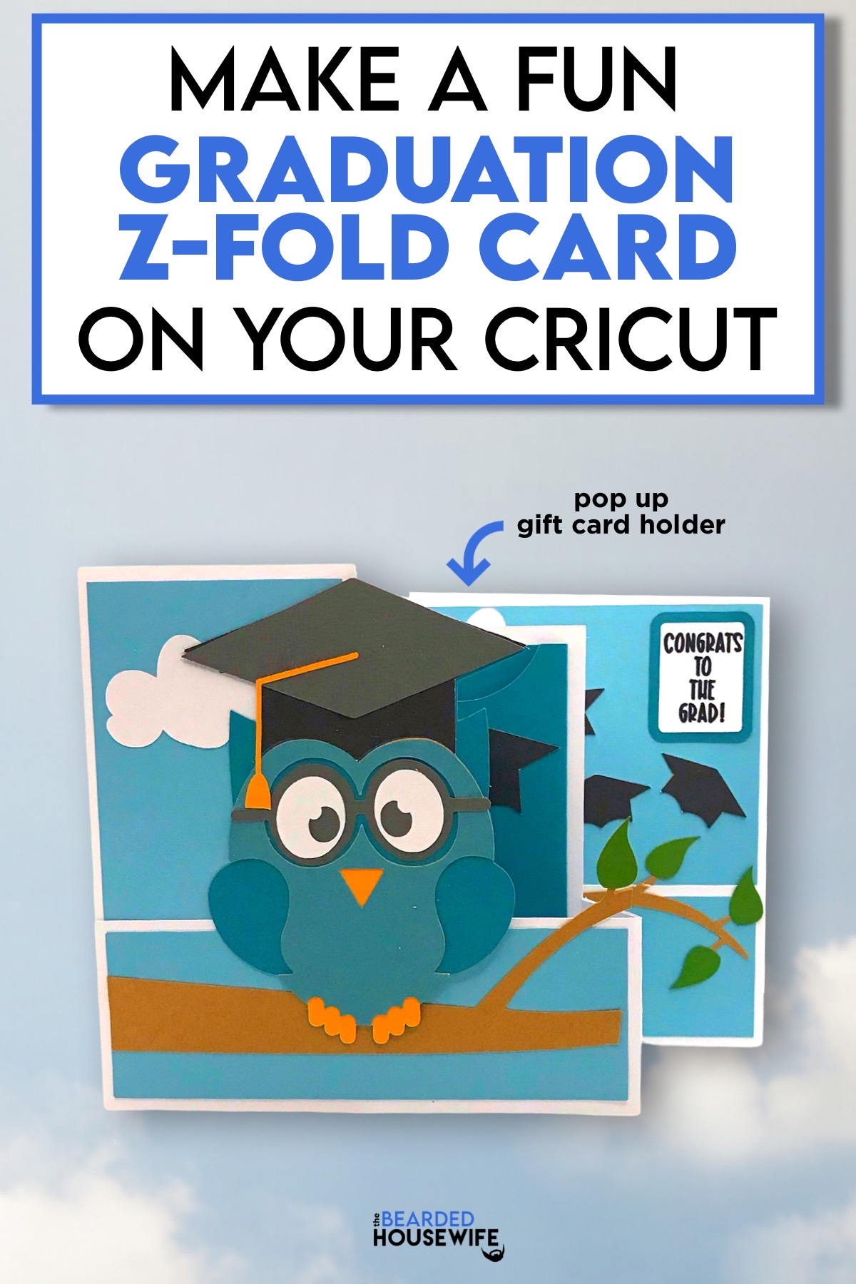 How to Make Graduation Z-Fold Cards - The Bearded Housewife