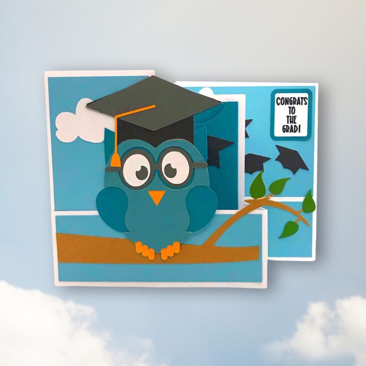 How to Make Graduation Z-Fold Cards - The Bearded Housewife