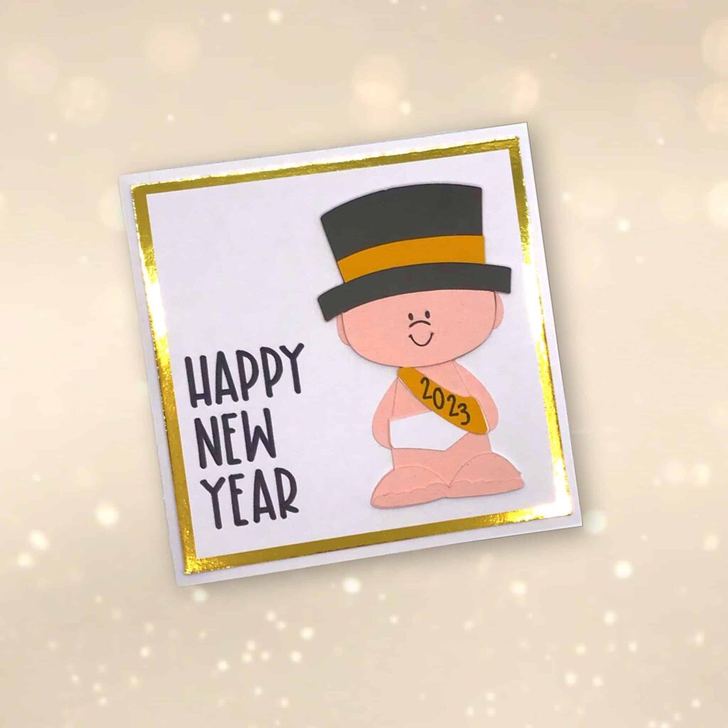 How to Make Cute New Years Cards - The Bearded Housewife