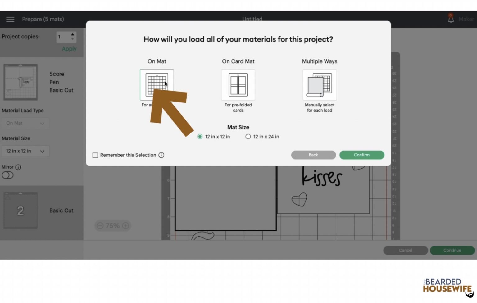 How to Make a Cute Hugs & Kisses Card - The Bearded Housewife