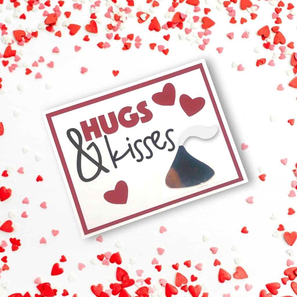 How to Make a Cute Hugs & Kisses Card - The Bearded Housewife