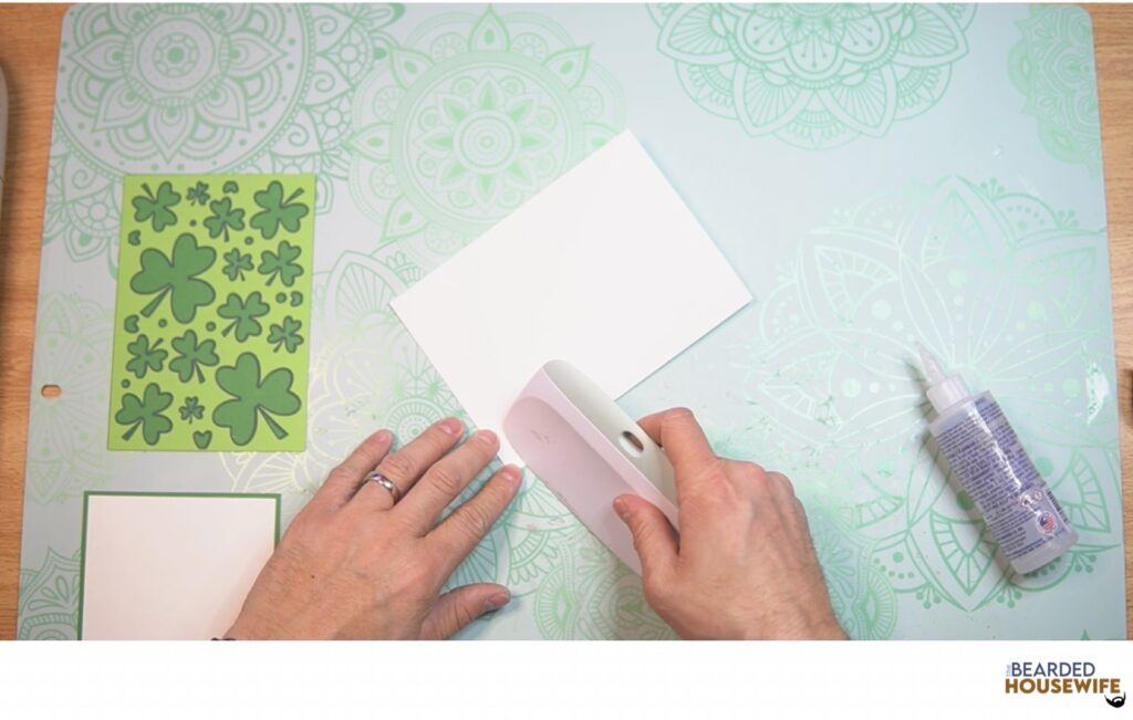 How to Make Fun Shamrock Layered Cards - The Bearded Housewife