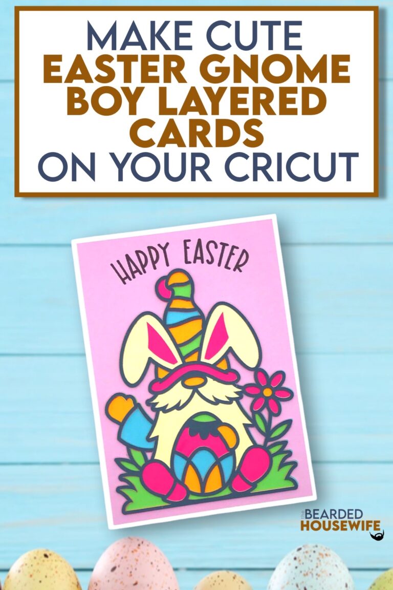 How to Make Easter Gnome Boy Layered Cards - The Bearded Housewife