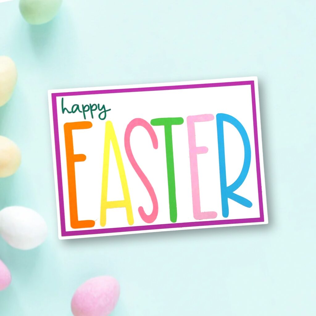 How to Make Giant Easter Layered Cards - The Bearded Housewife