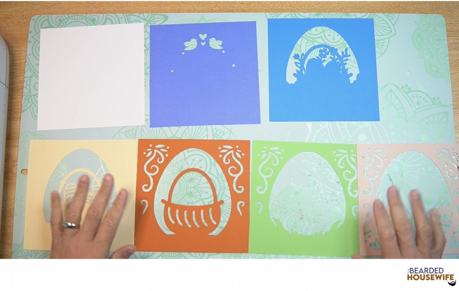 How to Make Cute Easter Basket Shadow Boxes - The Bearded Housewife
