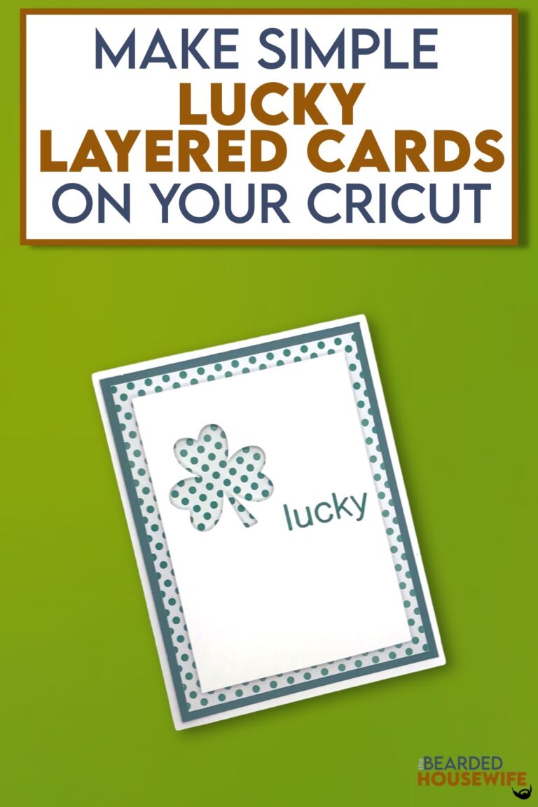 How to Make Simple Layered St. Patrick's Day Cards - The Bearded Housewife
