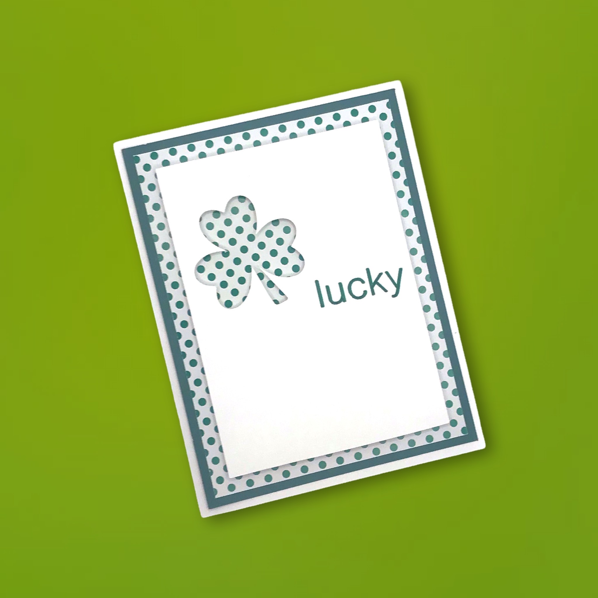 165. Lucky Layered Card - The Bearded Housewife