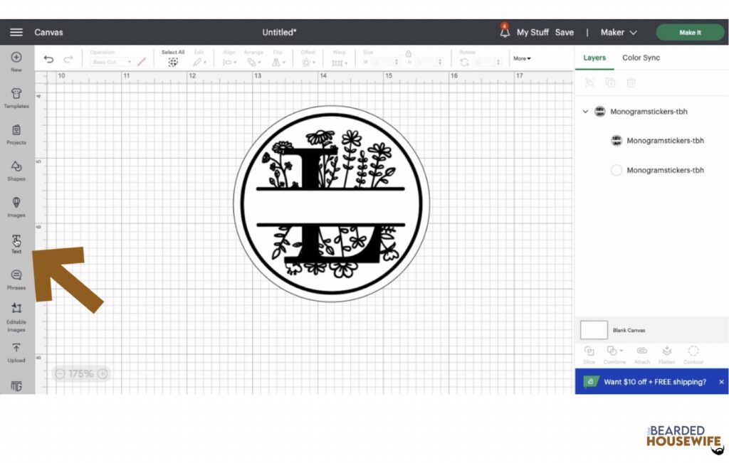 How to Make Customizable Monogram Envelope Stickers - The Bearded Housewife