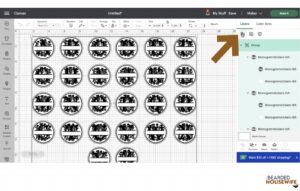 How to Make Customizable Monogram Envelope Stickers - The Bearded Housewife