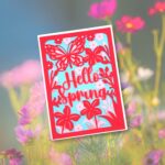 How to Make Layered Hello Spring Cards - The Bearded Housewife