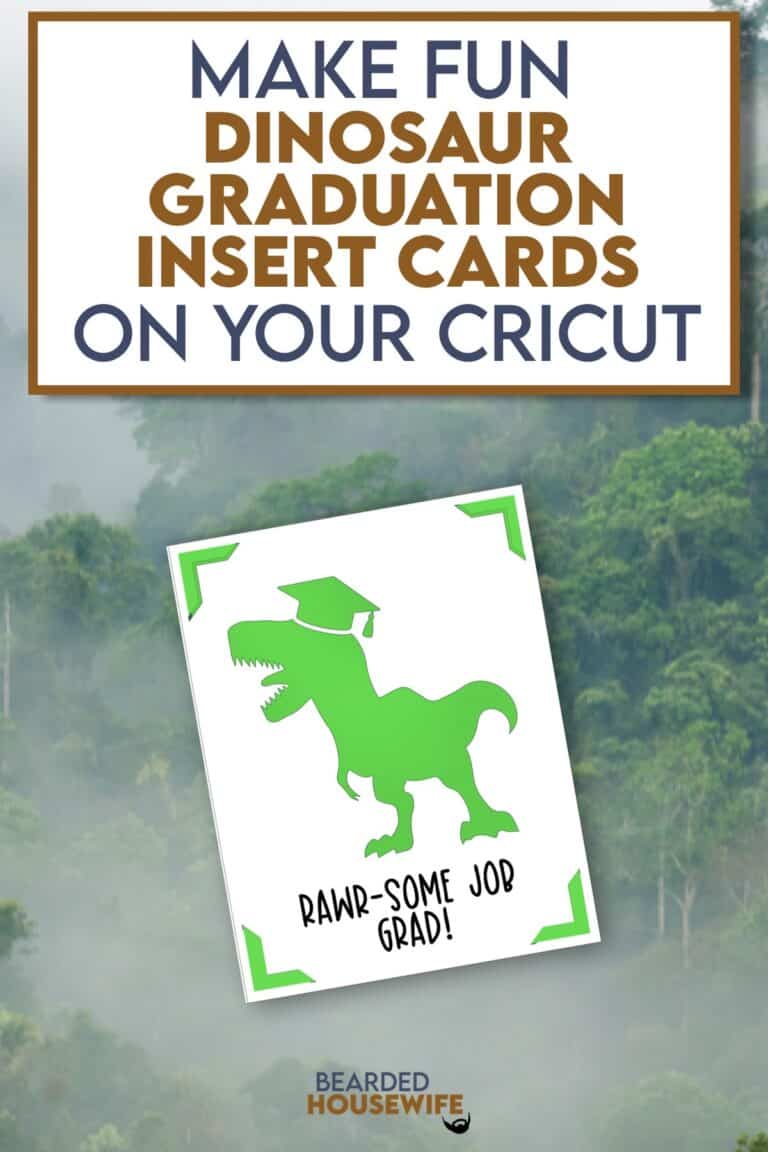 How to Make Dinosaur Graduation Cards - The Bearded Housewife