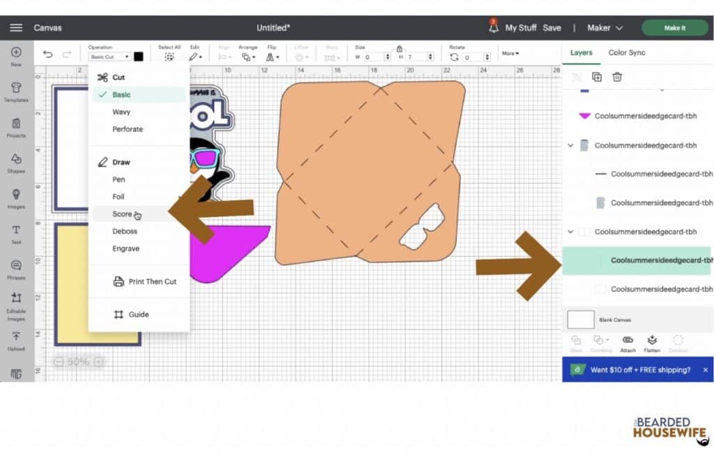 How to Make Cool Summer Side Edge Cards - The Bearded Housewife